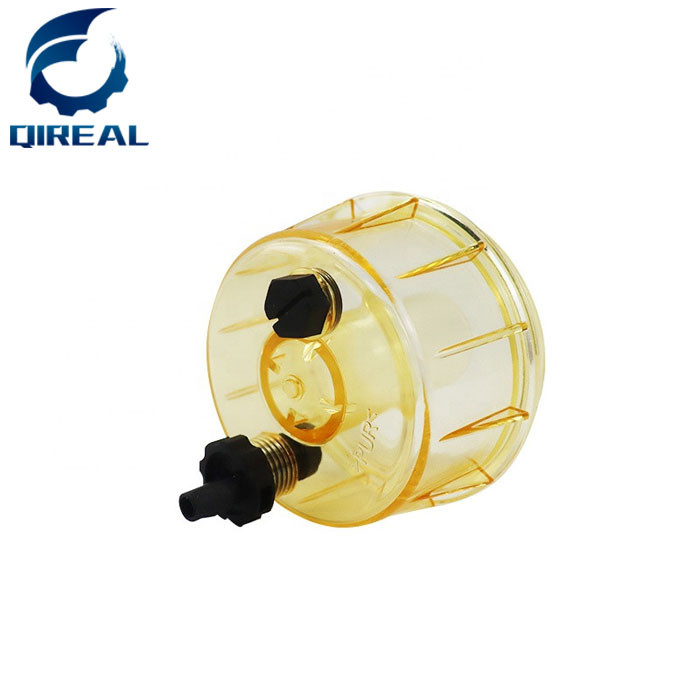 for Excavator spare parts filter fuel water separators filter bowl 129 ...
